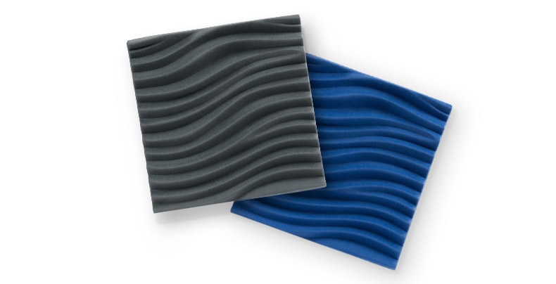 3D Wave Acoustic Wall Panel | UPLIFT Desk